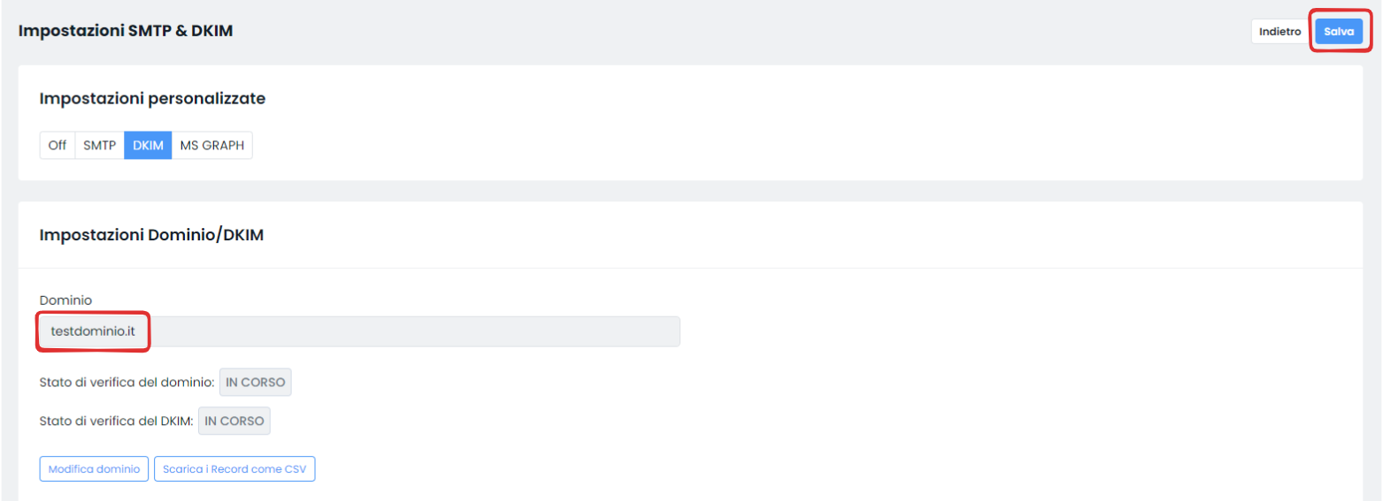 Impostare SMTP/DKIM/MS GRAPH – Inrecruiting Supporto Clienti